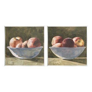 Stupell Bowls of Apples Wall Plaque Art Design By Emma Caroline (Set of 2) - Bed Bath & Beyond ...